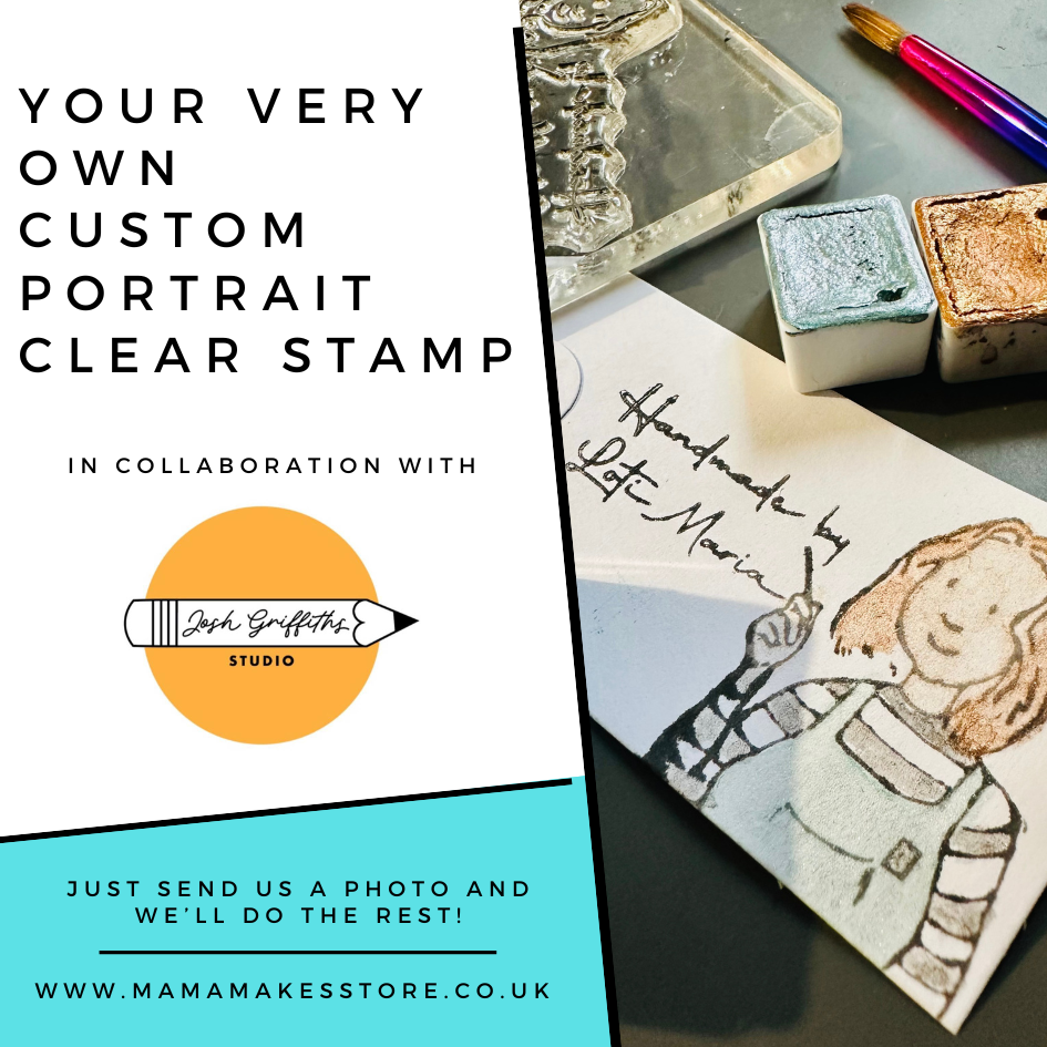 Mama Makes x Josh Griffiths Studio - Custom Portrait Stamp (Head and ...